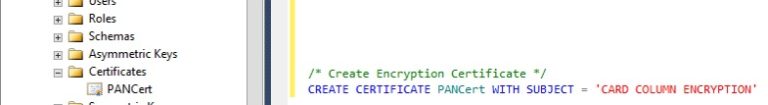 Column Level Encryption in Microsoft SQL Server - Euriun Technologies